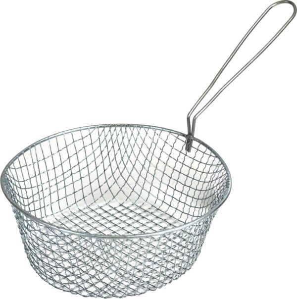 8″ Stainless Steel Wire Chip Basket Oil Drainer Frying Basket – Elya ...