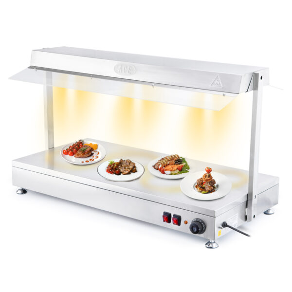 Ace Hot Plate Food Warmer Heated Lights Gantry Carvery Display Warmer ...